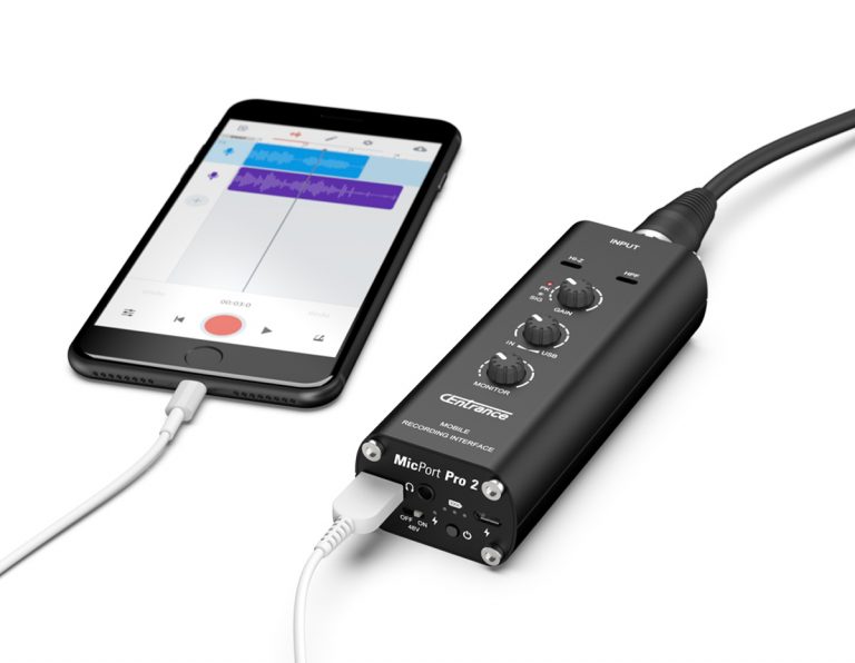 Centrance MicPort Pro 2 USB Microphone Preamp for Podcasting